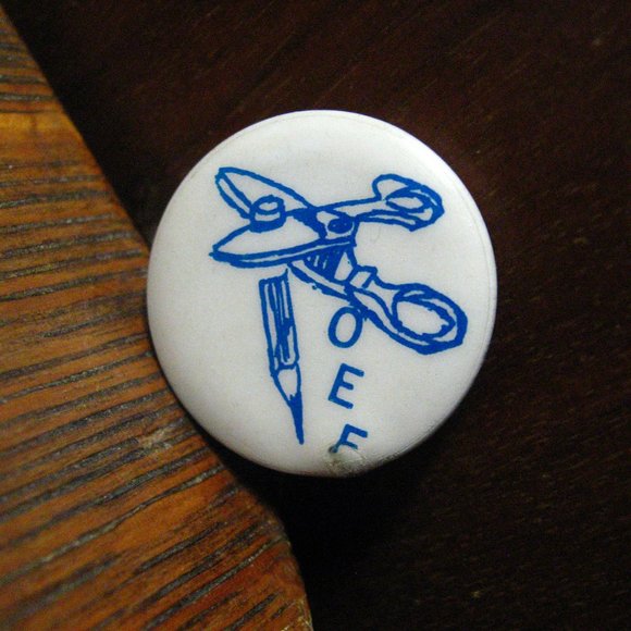 OEF | Accessories | Oef Antique Scissors Cutting Off Pencil Eraser ...